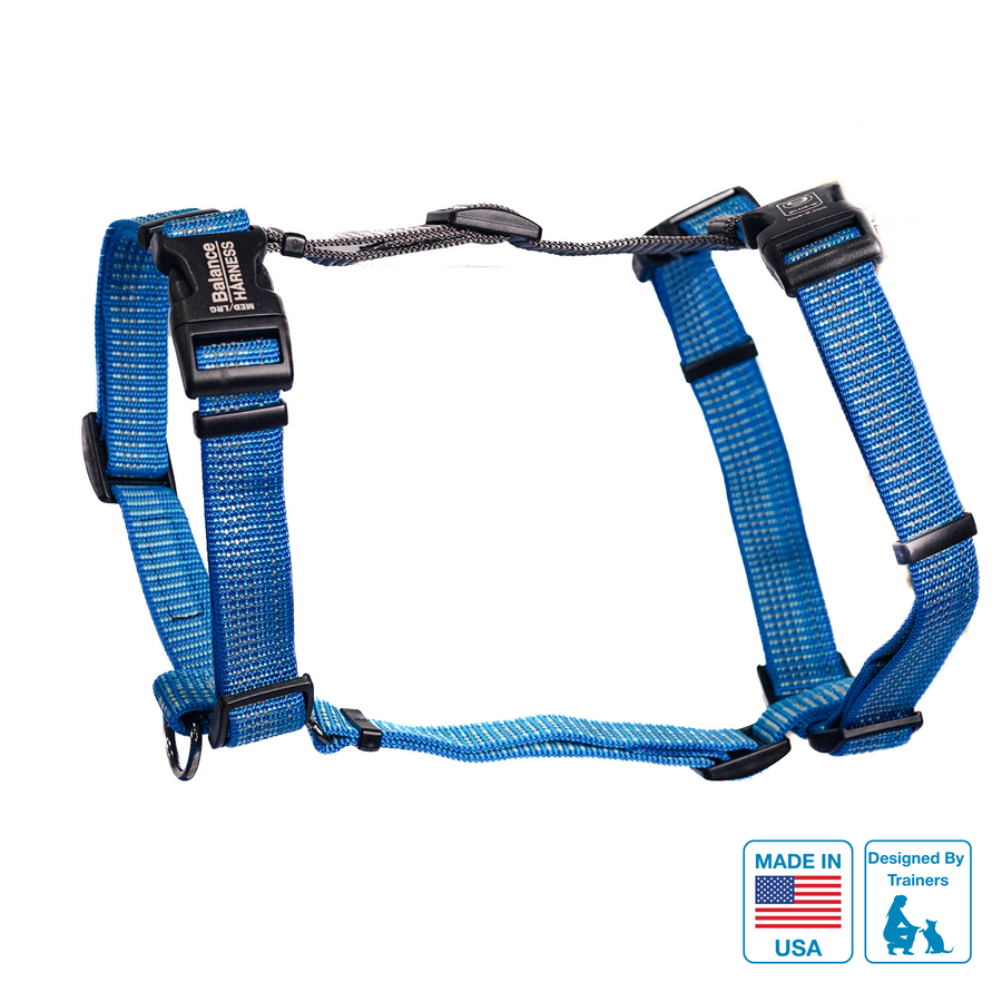 Reflective Balance Harness® | Award Winning Dog Training Harness – Blue ...